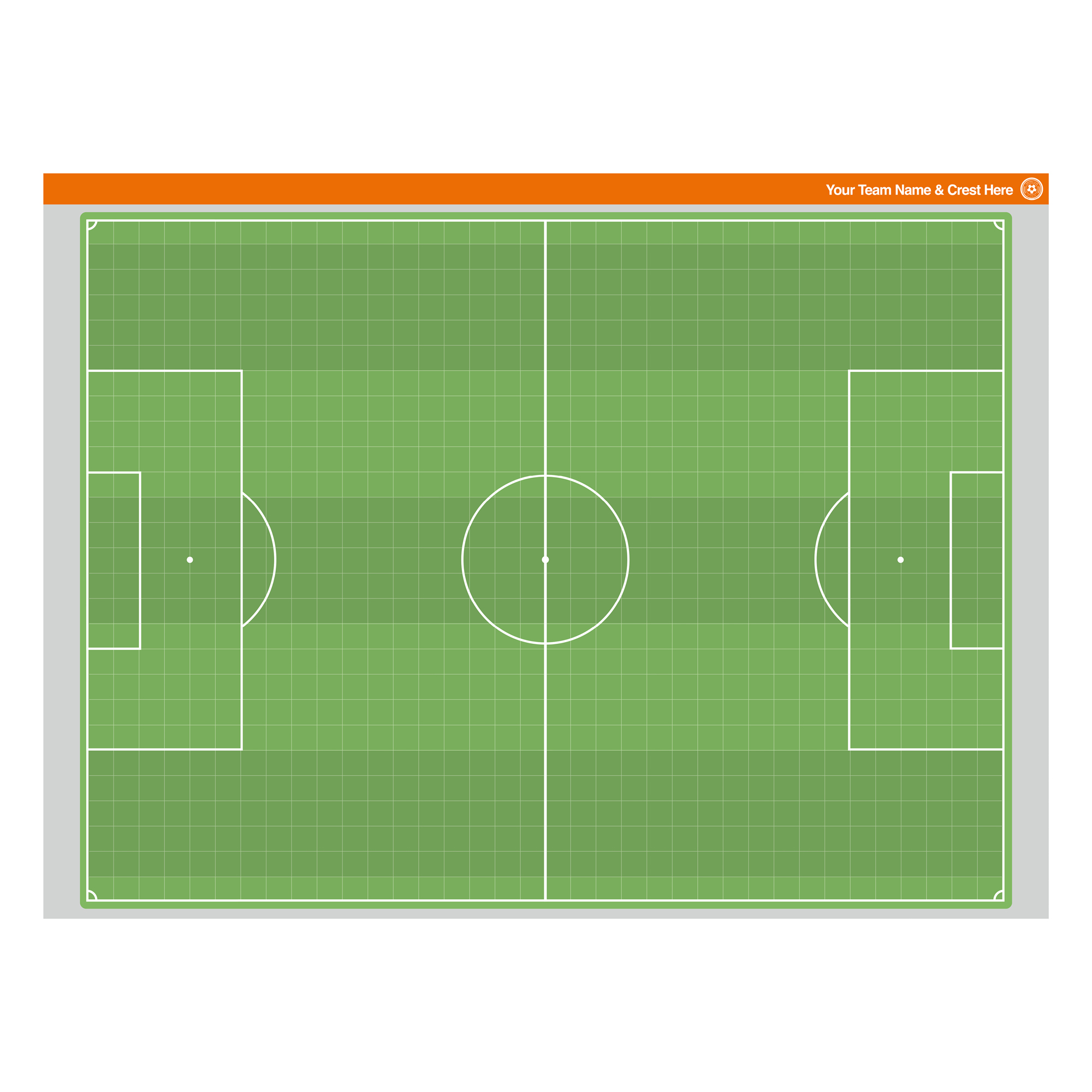 Football Pitch Landscape in Colour (SS) - Dry Wipe